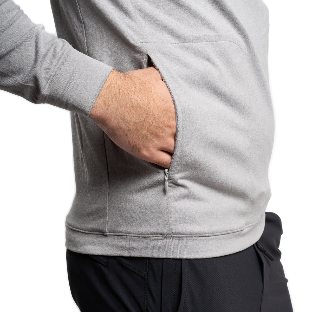 Performance Hoodie, Grey | Peter Manning NYC