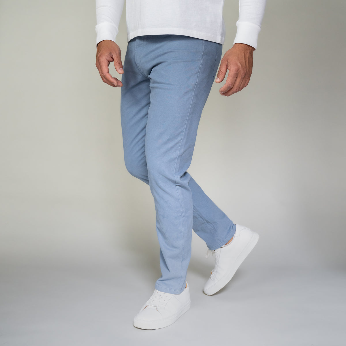 Italian 5-Pocket Pants, Slate | Peter Manning NYC