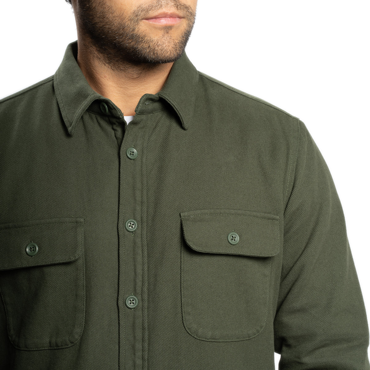 Flannel Jackets, Olive | Peter Manning NYC