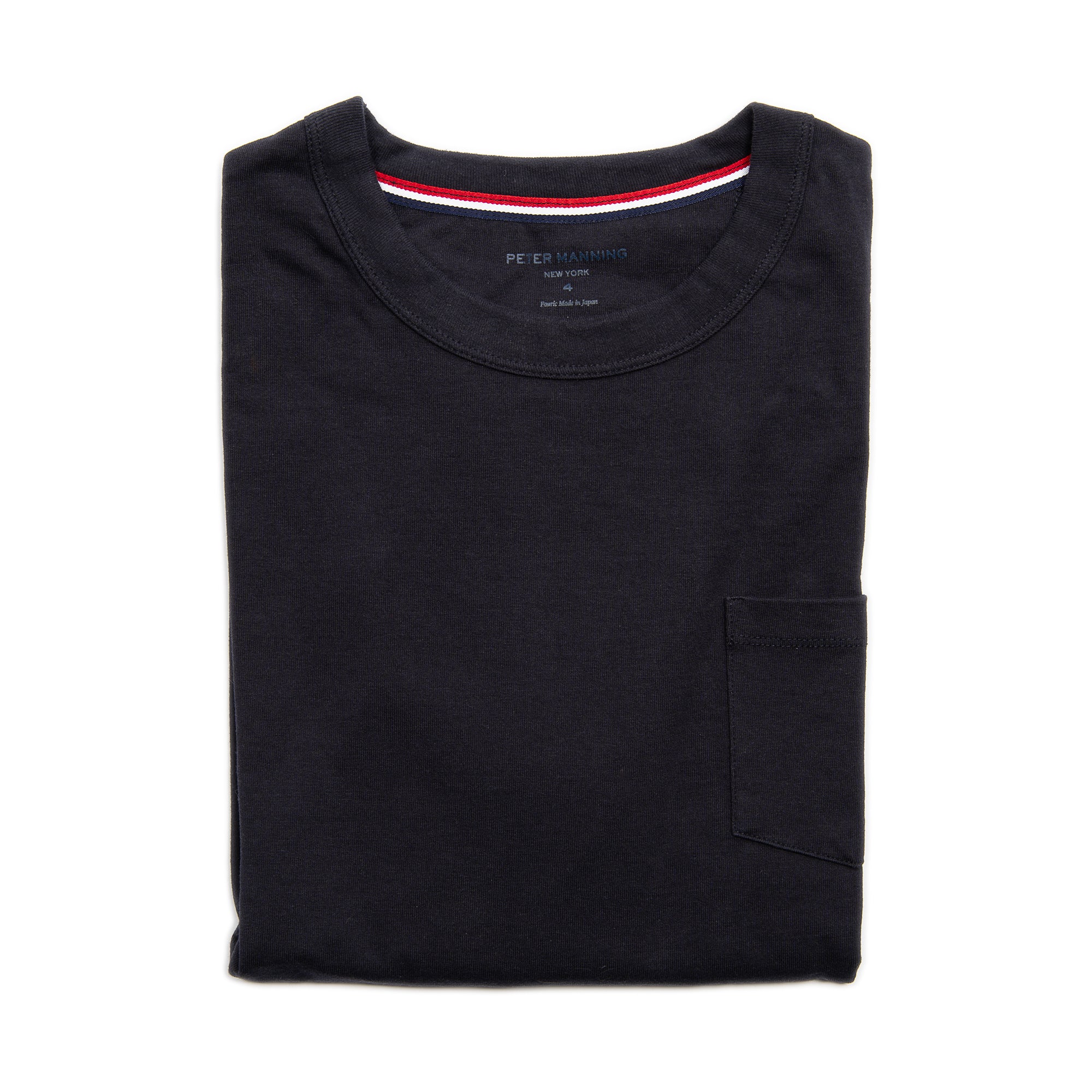 Japanese Long Sleeve T-Shirts, Black | Peter Manning NYC