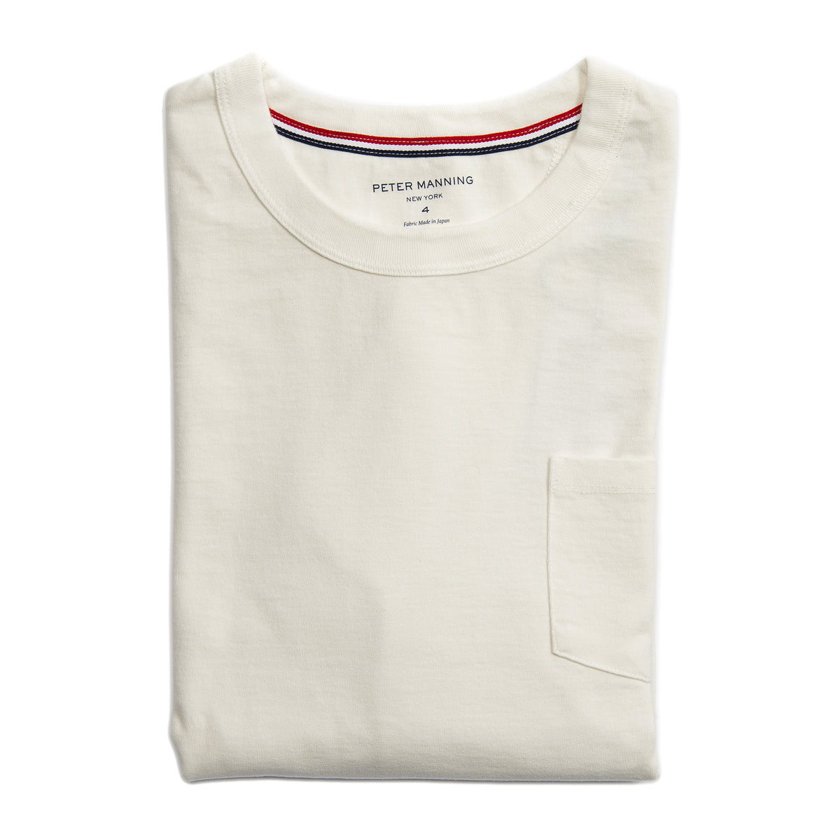 Japanese Long Sleeve T-Shirts, White | Peter Manning NYC