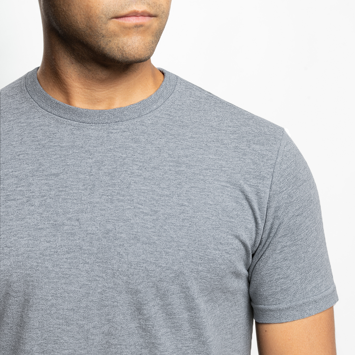 Japanese Loopwheel T-Shirts, Grey | Peter Manning NYC